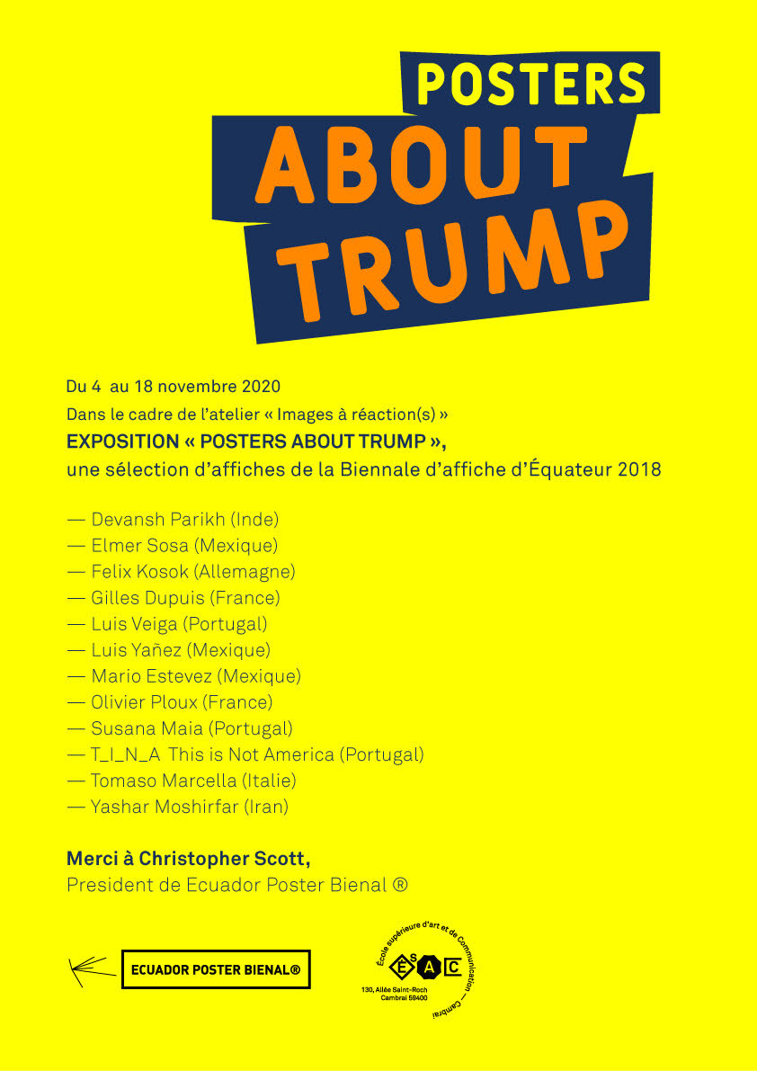 POSTERS ABOUT TRUMP - École Supérieure d’art & de communication Cambrai